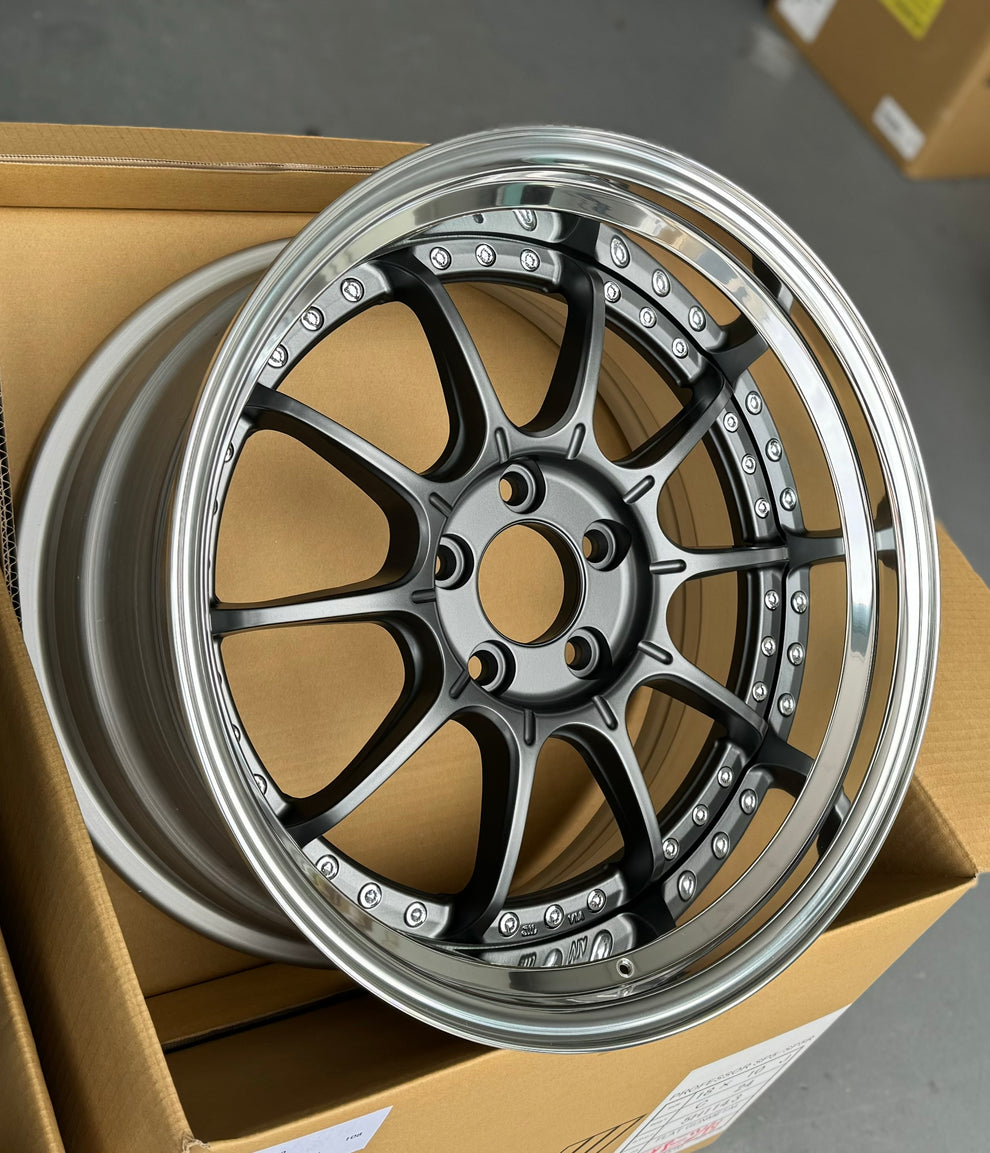 SSR SP5 GUNMETAL 18x9 +19 | 18x10 +24 5-114.3 STAGGERED – Autotechnik Wheels