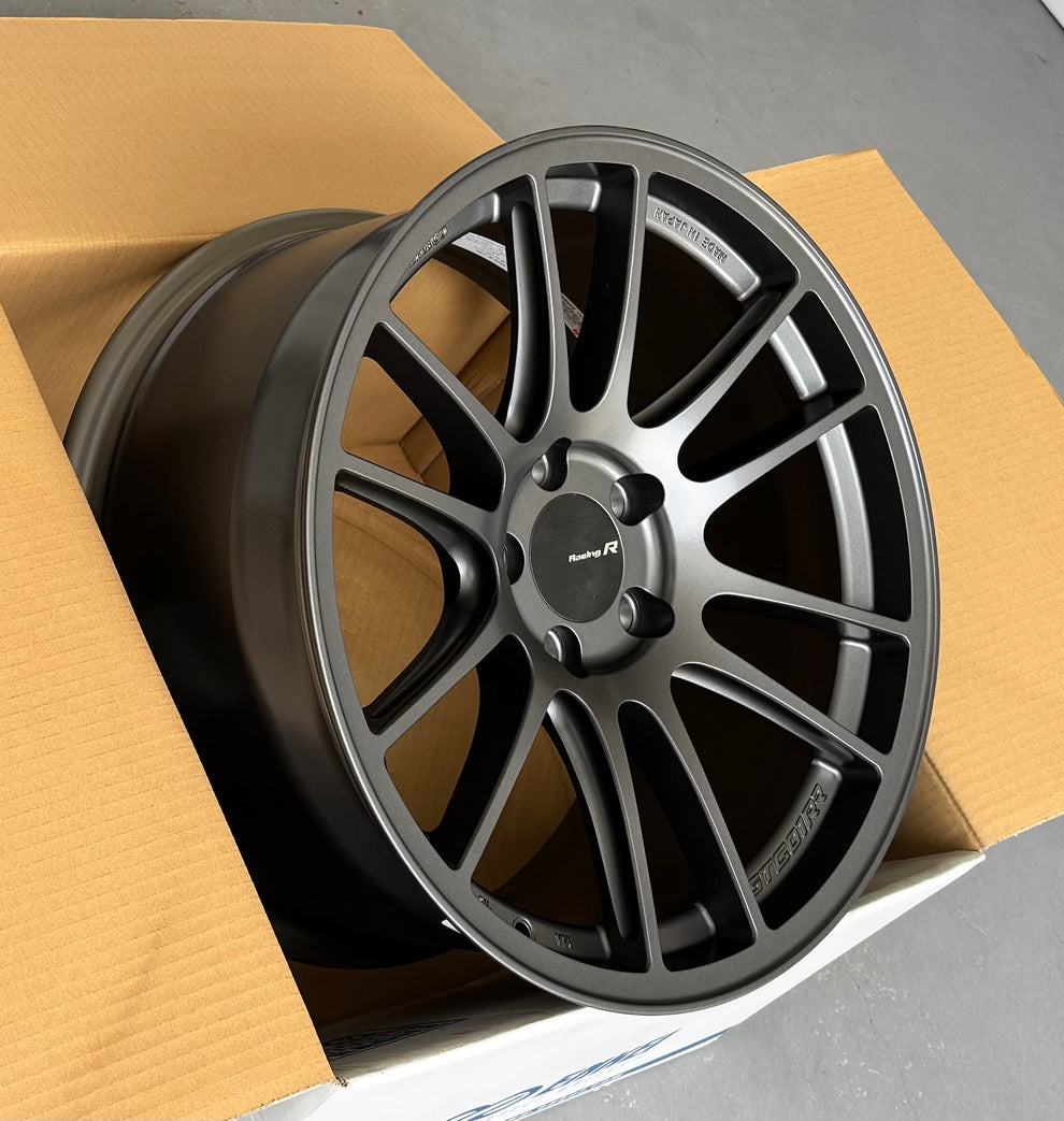 ENKEI GTC01RR MATTE DARK GUNMETAL 18x9.5 +35 5-114.3 – Autotechnik Wheels